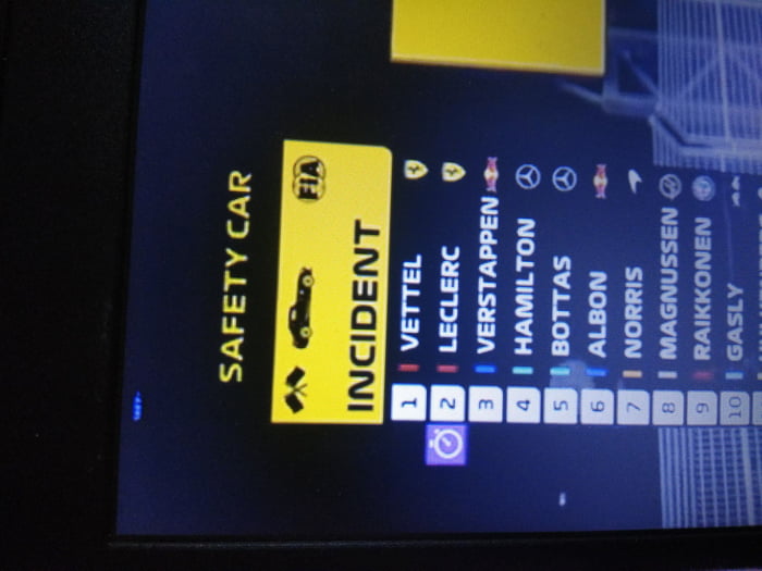 New to F1 Can someone explain what the purple clock against Charles ...