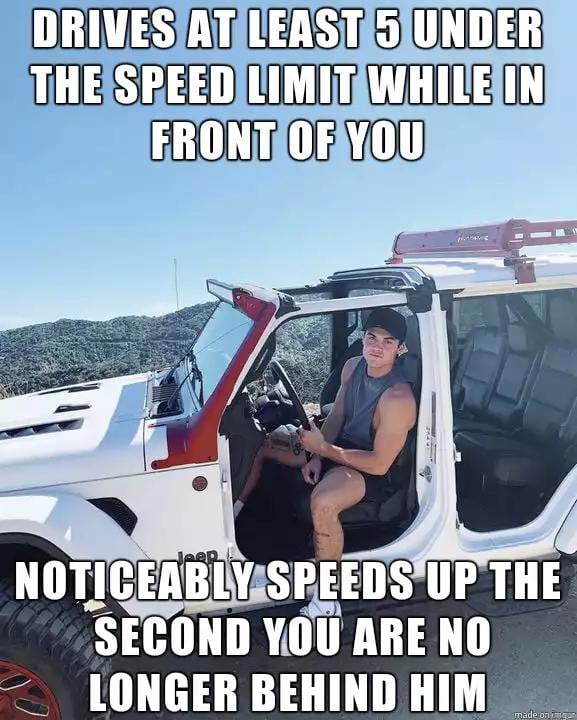 Getting stuck behind this guy - 9GAG