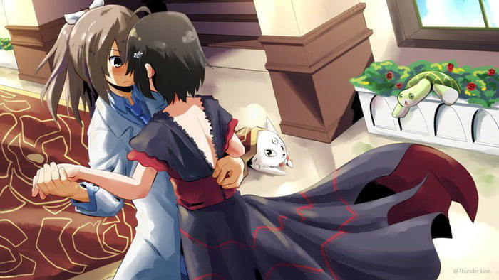 Maple x Sally from Bofuri. Yuri fanart from flippyz15. Such a demanding ...