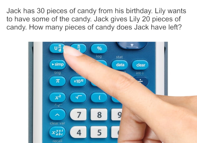 If you ever wondered what the " simp " button on the calculator is for ...