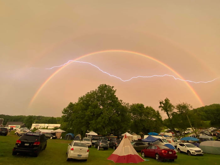 Double Rainbow Lightning at Secret Dreams Festival. Photo Credit to ...