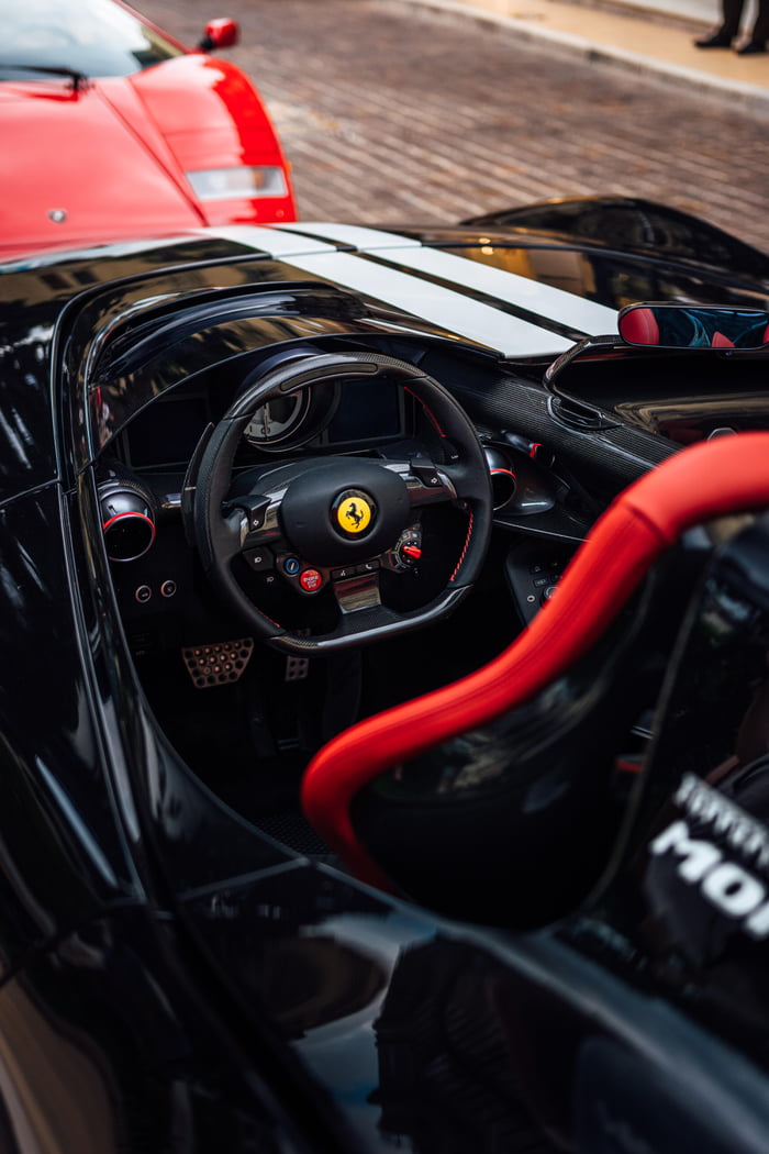 Ferrari Monza SP2 cockpit/interior - 9GAG