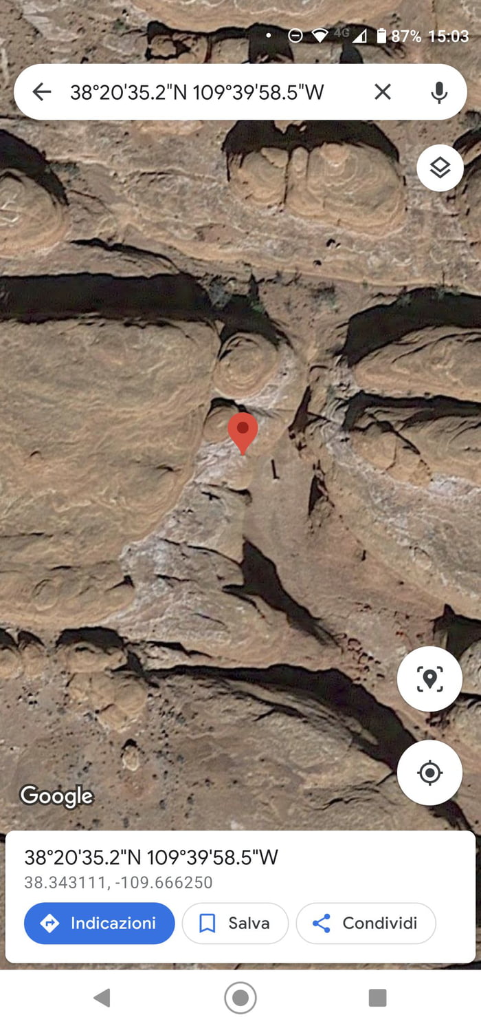 The coordinates of the Utah monolith:38°20′35.2″N 109°39′58.5″W Thank ...