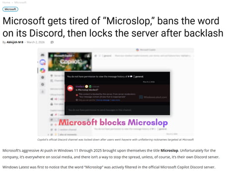 Best Funny microslop Memes - 9GAG
