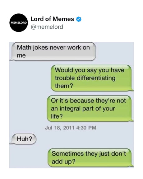 Best Funny integral jokes Memes - 9GAG