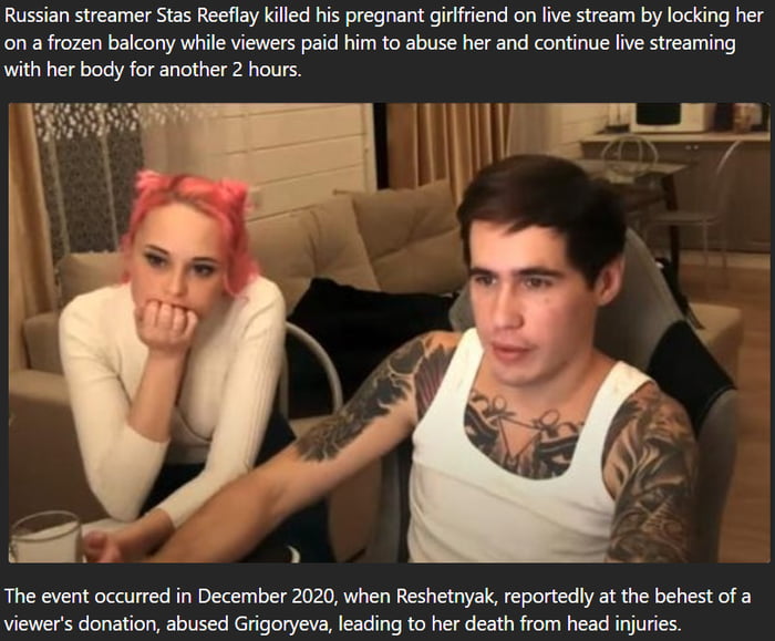 That's Russian culture for ya. Was out in 4 years for good behaviour by the way. The sentence ...