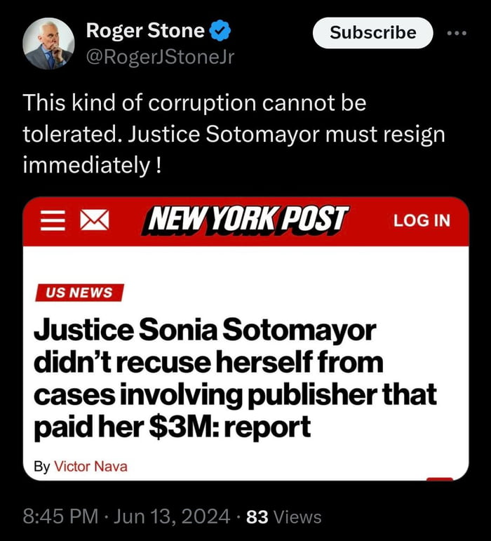 That DEI hire should never have been put on the Court in the first place. - 9GAG