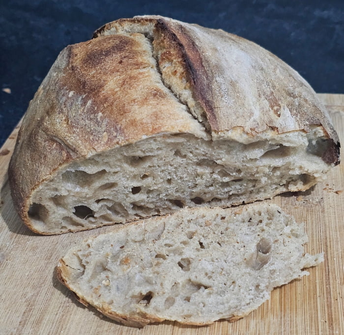 My first successful sourdough bread. - 9GAG
