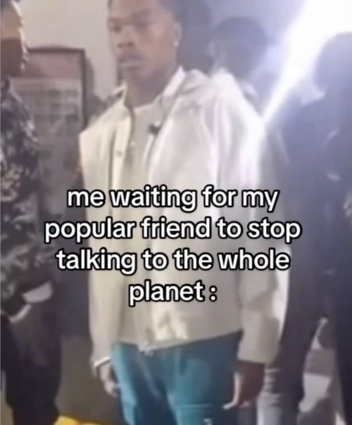 Patiently waiting for the conversation to wrap up. - 9GAG