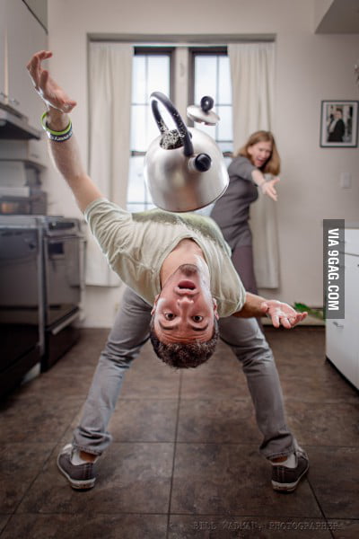 Kettle dodging Every man should be able to do this - 9GAG