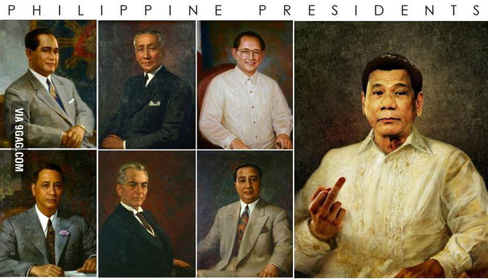 Philippine presidents in a nutshell. - 9GAG