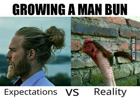 Man Bun Reality Memes Man Bun Funny Meme | TikTok