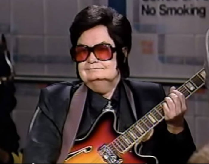 Calvert DeForest as Larry "Bud" Melman as Roy Orbison, 1987. David ...