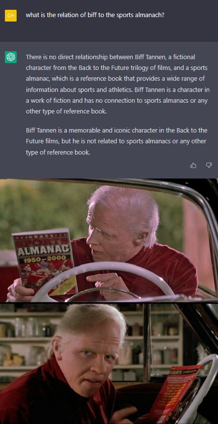 Back To The Future Biff Meme