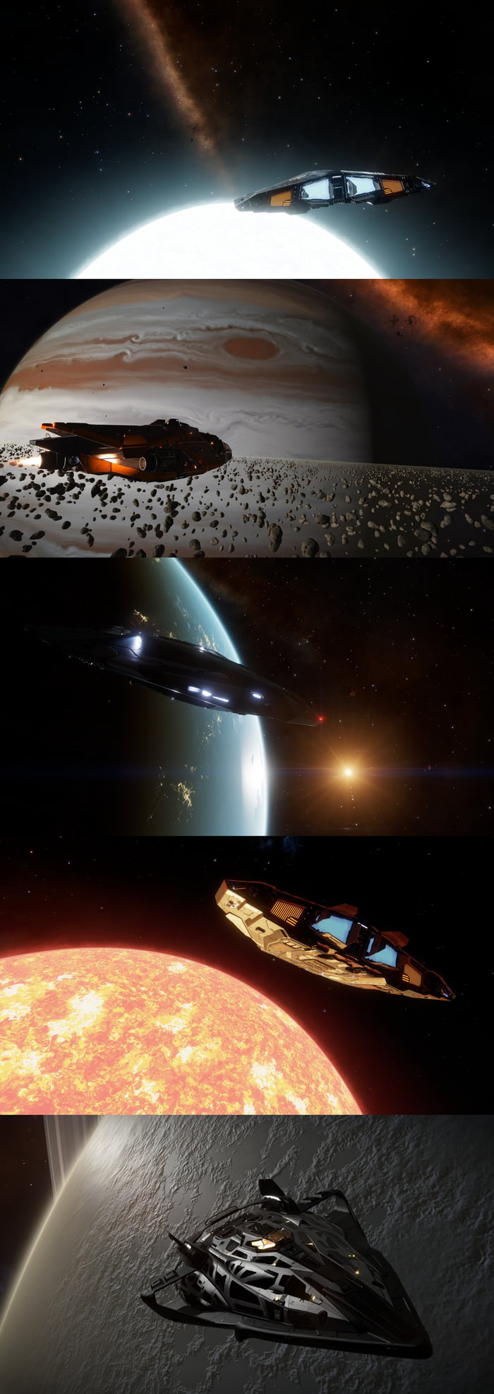 Really like the fact how space in Elite: Dangerous game looks like ...