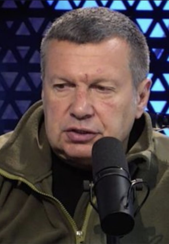 Chief russian propagandist Vladimir Soloviev appeared on air with ...