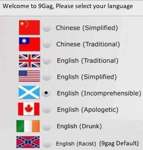 Please select your language: - 9GAG