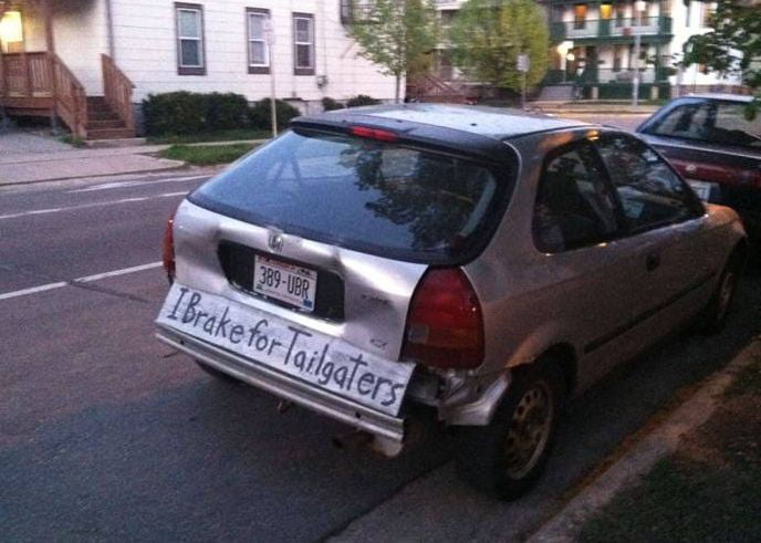 Especially for those with high beams on, day or night - 9GAG