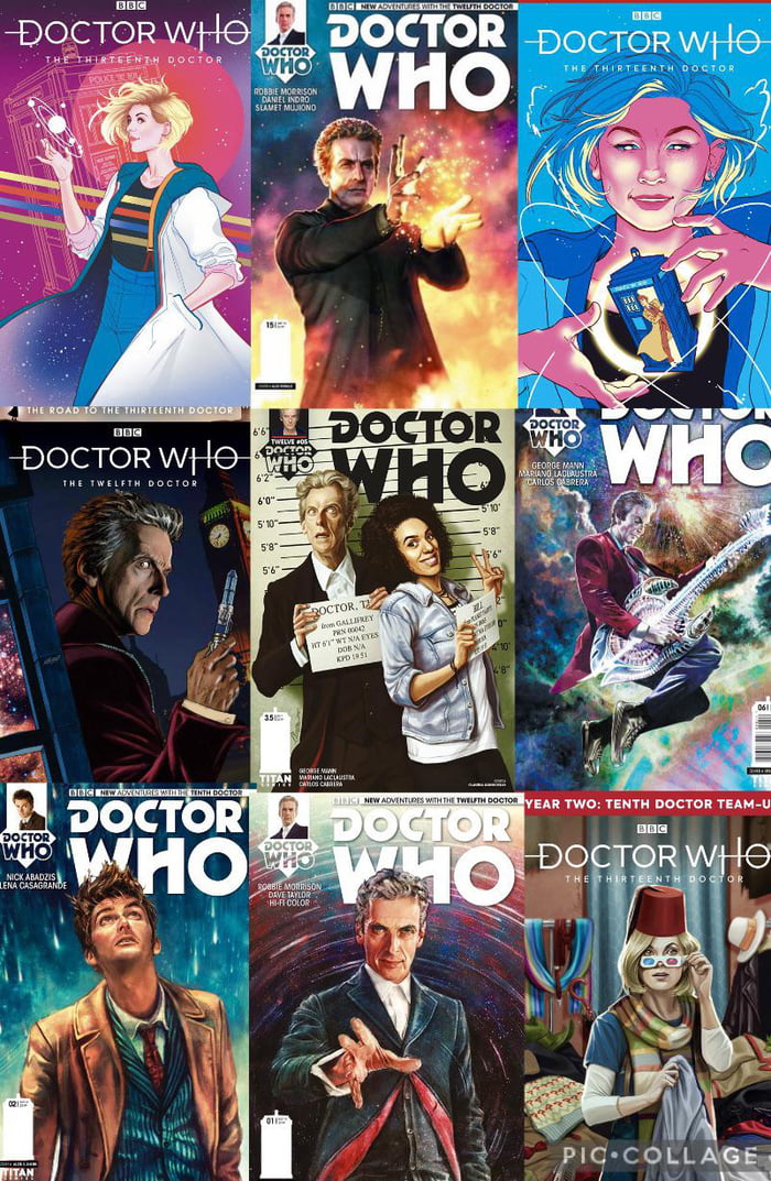 Doctor Who comic book covers are stunning - 9GAG