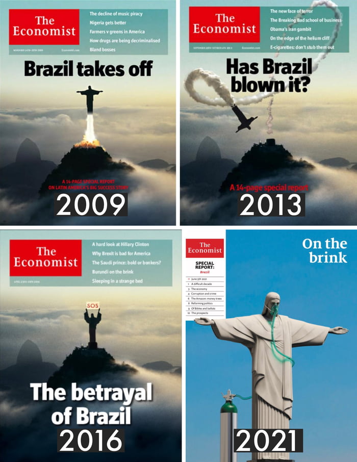 "The Economist" covers summarizing the last 12 years of Brazil economic ...