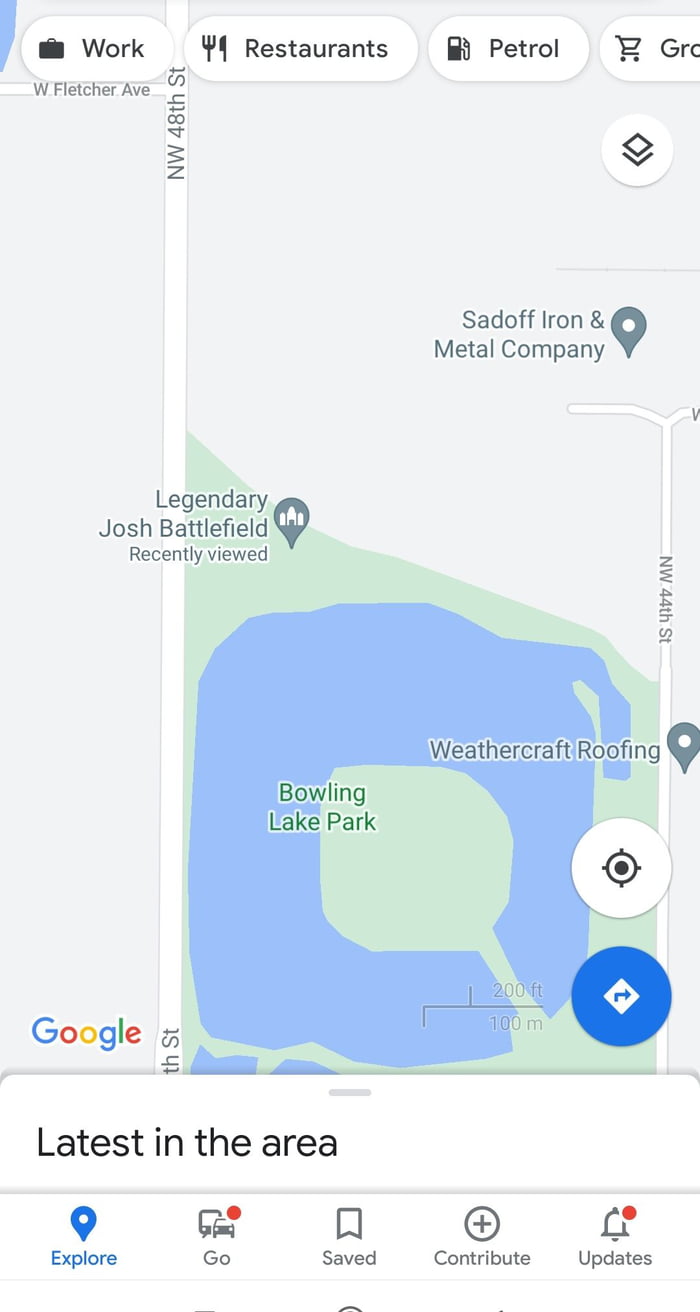Josh battlefield got its own name in Google earth. - 9GAG