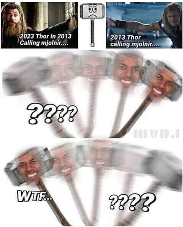 Thor calling hammer - 9GAG