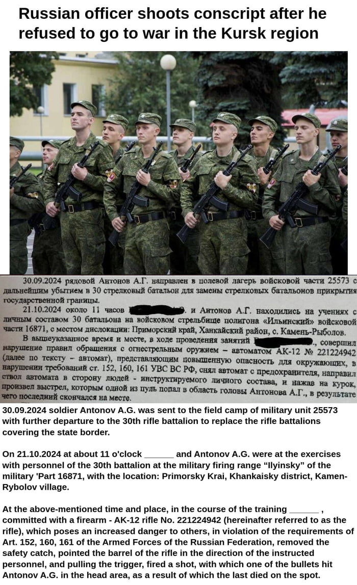 No way... to be a conscript in the russian army is a bit dangerous now ...