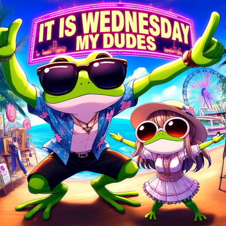 Best Funny it is wednesday my dudes Memes - 9GAG