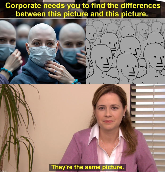 They just became the real life NPC meme - 9GAG