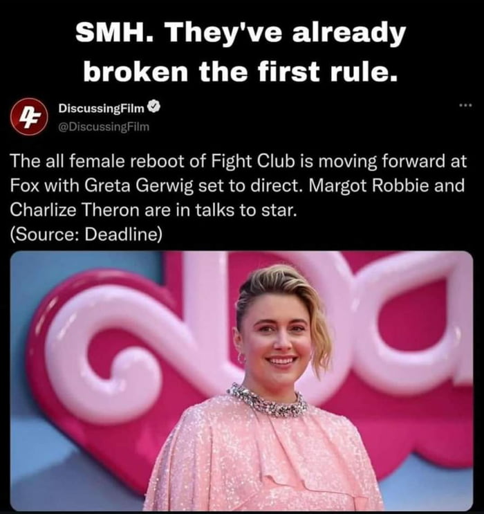 And here we go again. When will they learn? What's the next, female ...