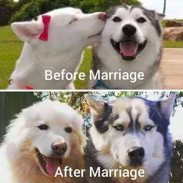 Marriage: Expectation vs. Reality - 9GAG
