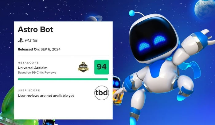 AstroBot is the highest rated game so far this year. - 9GAG