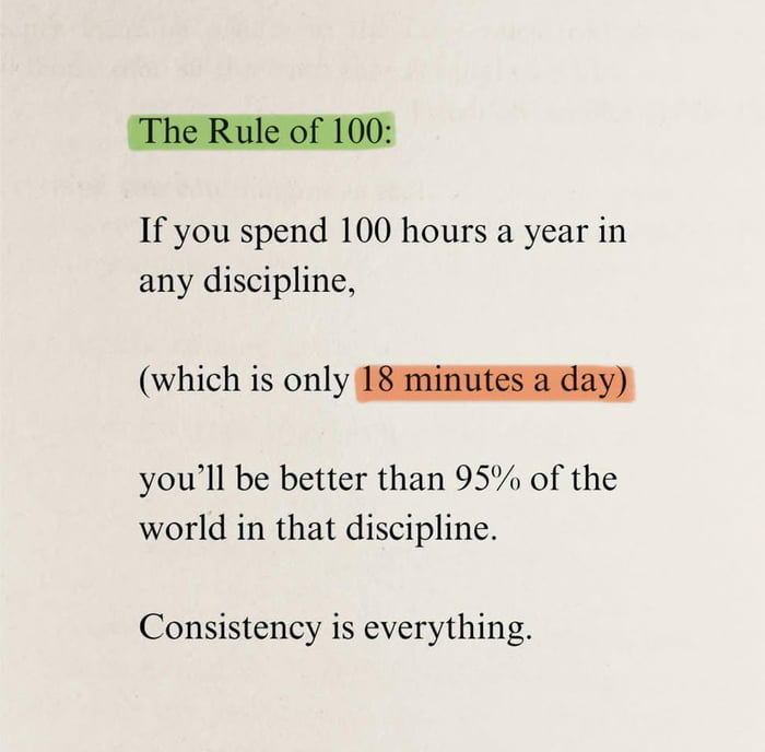 The Rule of 100. - 9GAG
