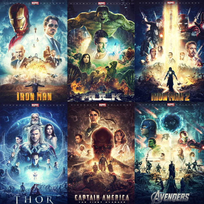 MCU Phase 1 Posters by Nicolas Tetreault-Abel - 9GAG