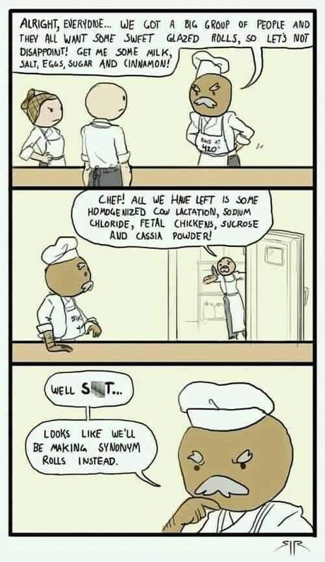 Synonym Buns Memes Synonym Rolls Funny Grammar Lover Pun " Pin For