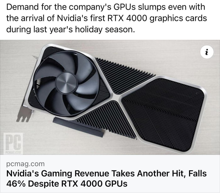 -46% of GPu sales for Nvidia - 9GAG
