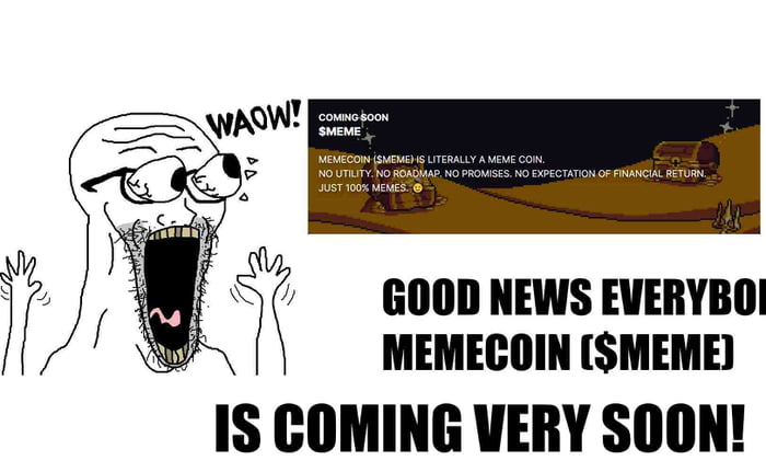HELLO MEMERS. I AM SO EXCITED FOR MEMECOIN ($MEME) I WILL BUY SO MUCB ...