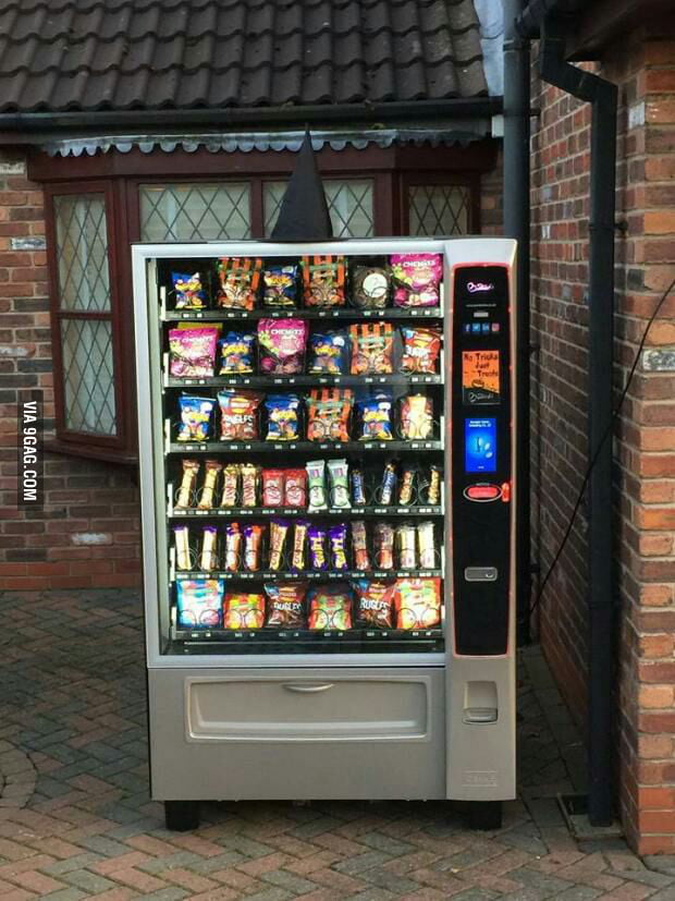 A guy in my town put a free vending machine outside his house for ...