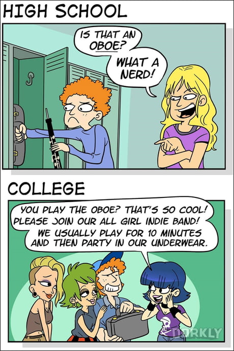 High School Geek Memes High School Hierarchy Cartoons And Comics