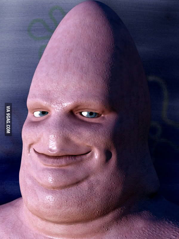 What patrick would look like in real life - 9GAG