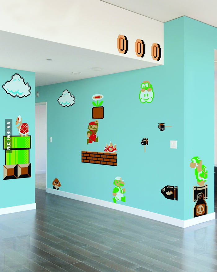 Mario Wall Decals - 9GAG
