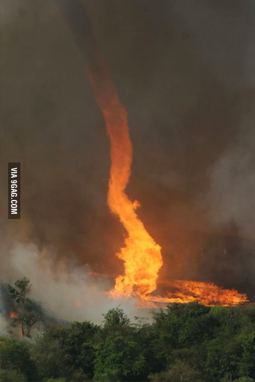 Fire Tornado - 9GAG