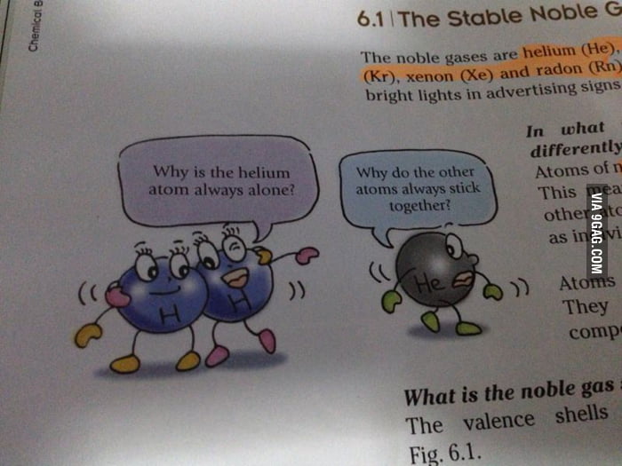 I'm a noble gas. - 9GAG
