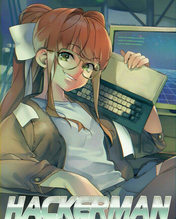 Hacker monika she will hack her way to your heart - 9GAG