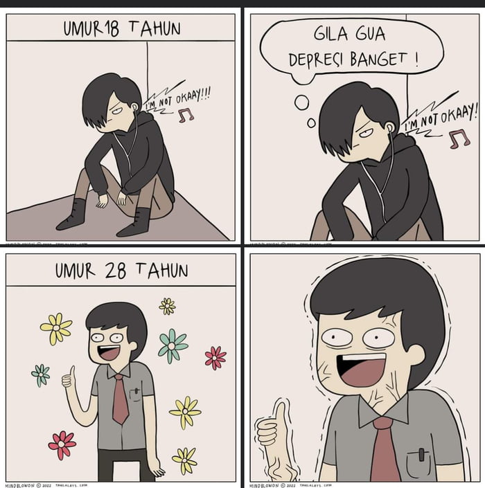 Depresi anak emo. - 9GAG