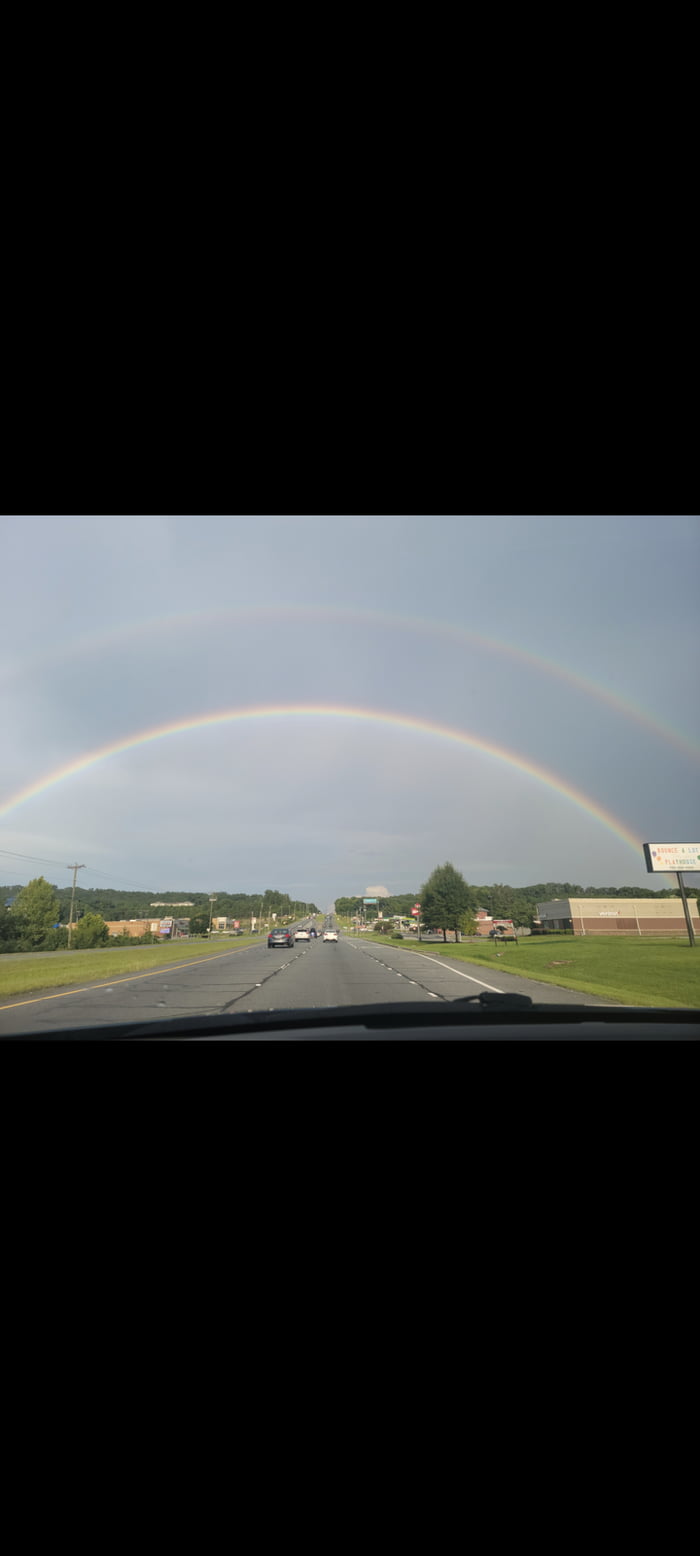Never thought that I would witness a double rainbow. - 9GAG