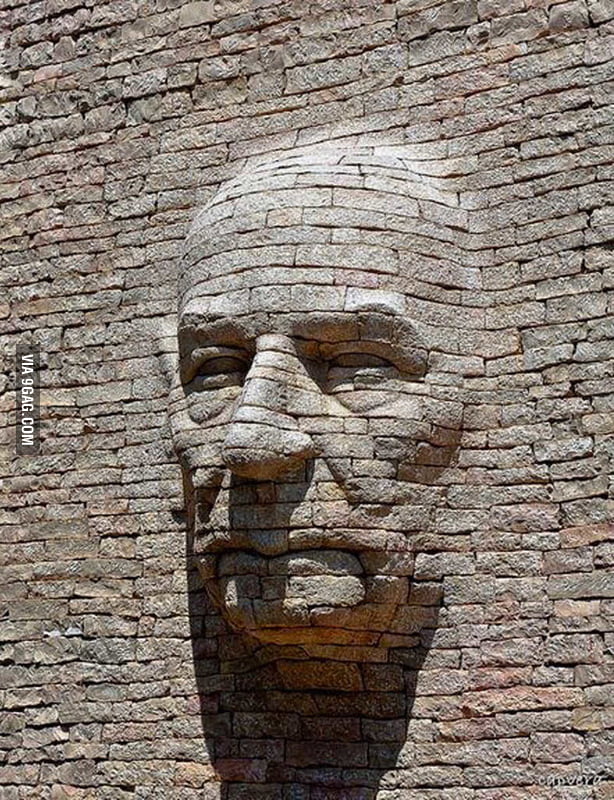 Stone Face - 9GAG