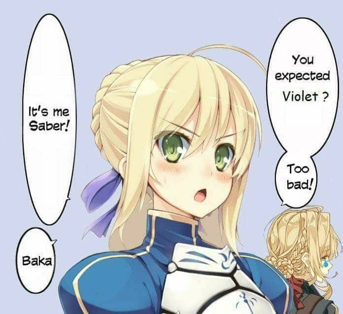 Saber and Fullmetal Saber - 9GAG