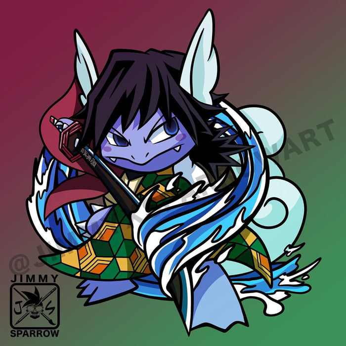 Artist Depicts What It Looks Like When 'Pokemon' Meets 'Demon Slayer' - 9GAG