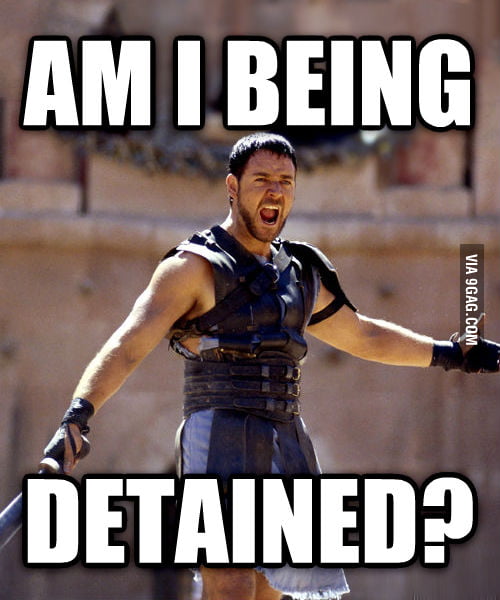 4th Amendment Gladiator - 9GAG